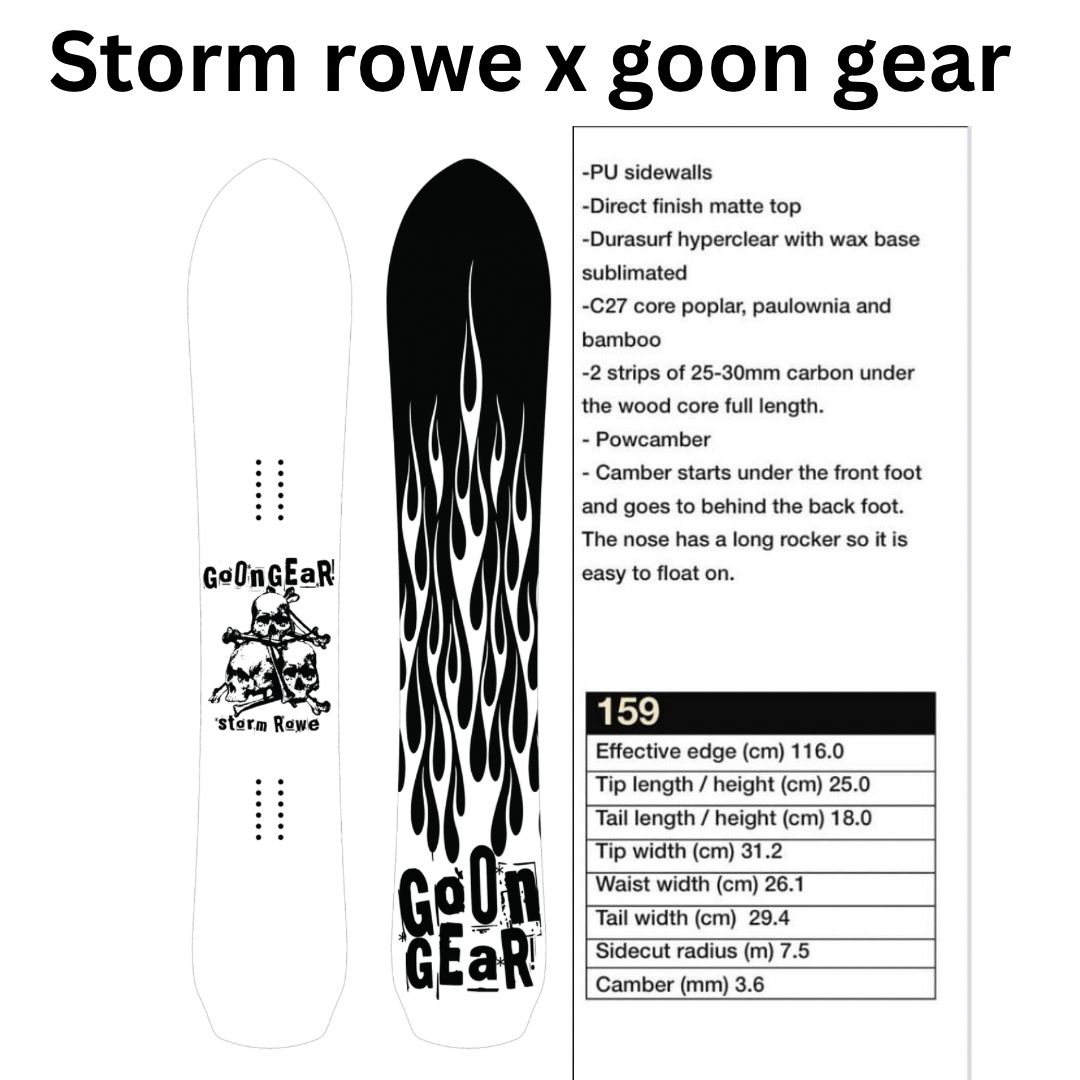 Storm rowe x goon gear 159 directional – GOON GEAR