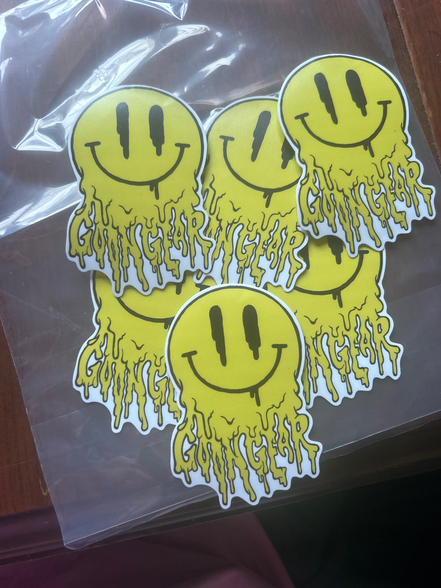Drippy smile stickers – GOON GEAR